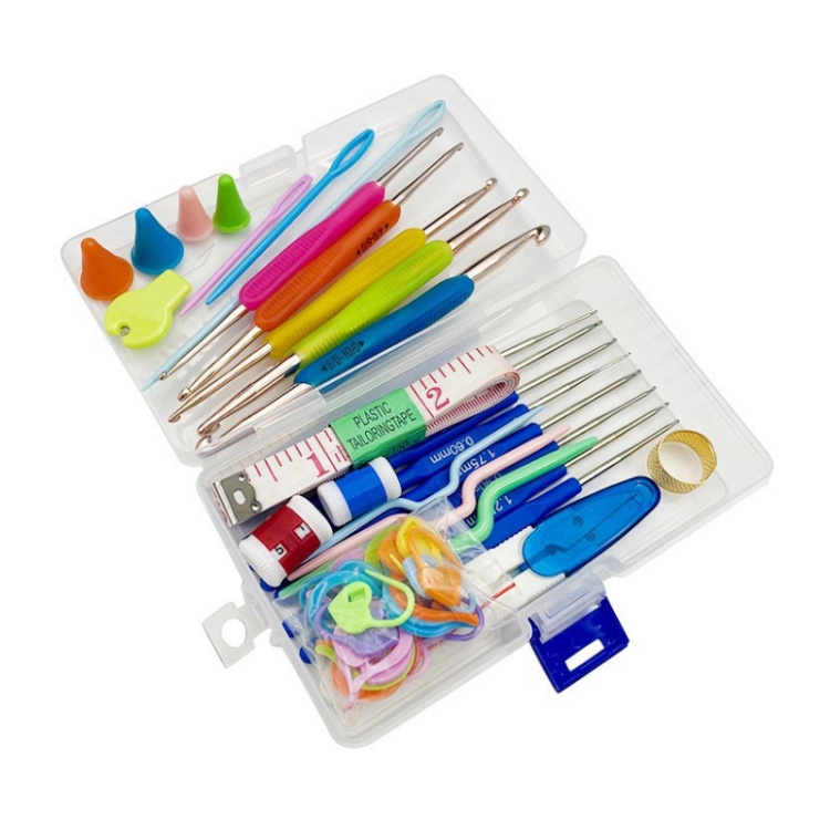 50 PCS/Set Box Handmade DIY Sweater Knitting Crochet Tools Material Set