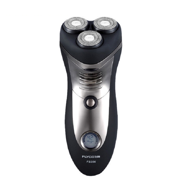 Flyco FS356 เครื่องโกนหนวดไฟฟ้าแบบเต็มตัวจอ LCD อัจฉริยะชาร์จเร็ว 1 ชั่วโมงปลั๊ก US