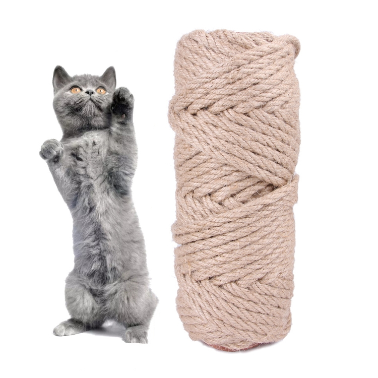 50m Pets Hemp Rope Cat Scratch Board Sword Rope Accessories Protect Cat ...