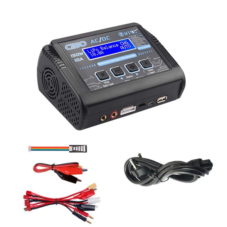 HTRC C150 Smart Balance Charger High Voltage Lithium Battery Charger ...