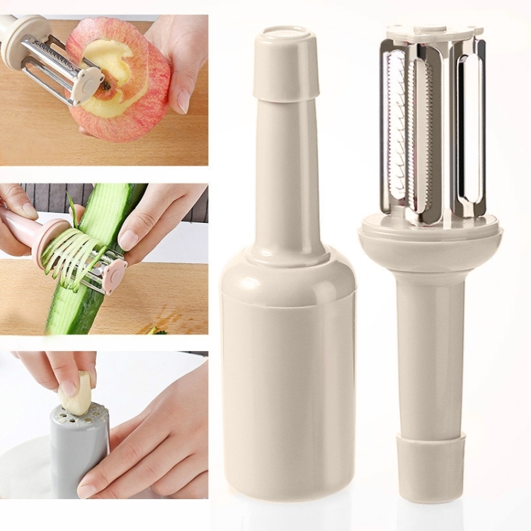 5 PCS 3 in 1 Multifunctional Peeling Knife With Lid Ginger Garlic ...