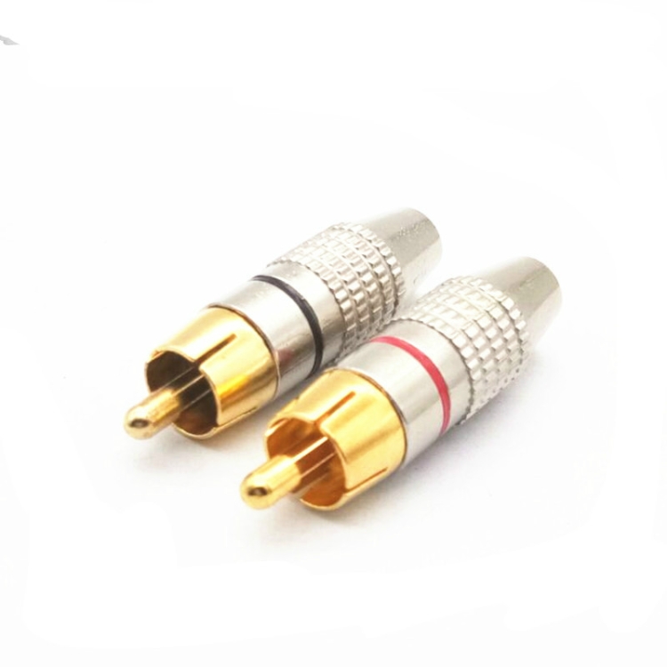 30 PCS / 15 Pairs 270RCA Lotus Head AV Plug Video Head Audio Head RCA ...