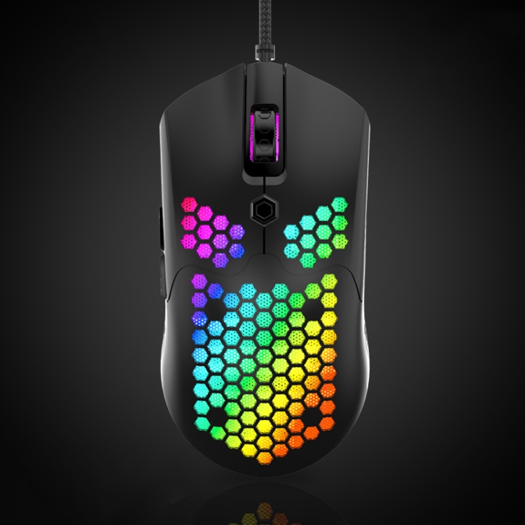 FREEDOM-WOLF M5 12000 DPI 6 Keys Wasp Lightweight Wired Hollow Gaming ...