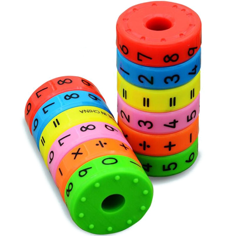 Kids Preschool Educational Plastic Toys Children Math Numbers DIY ...