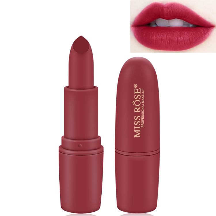 MISS ROSE Lápiz labial Mate Impermeable Terciopelo Lápiz labial Sexy ...