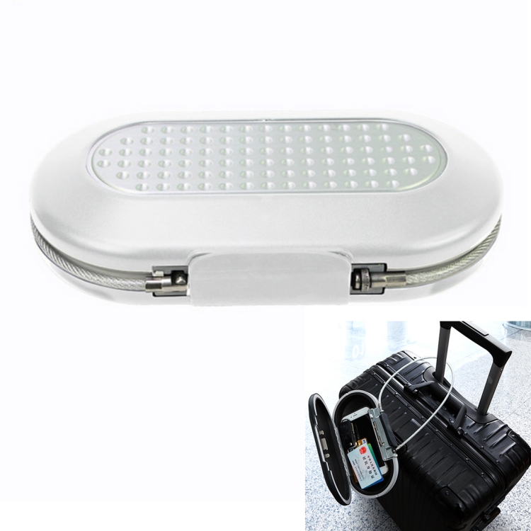 Portable Mini Safe Password Storage Box with Flexible Steel Handle