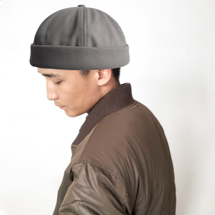 A36 Cartoon Coconut Tree Pattern Retro Hip Hop Without Eaves Sailor Hat ...