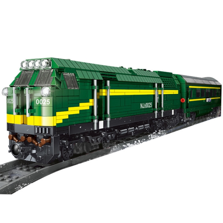 12001 NJ2 Internal Combustion Locomotive Remote Control Green Train ...