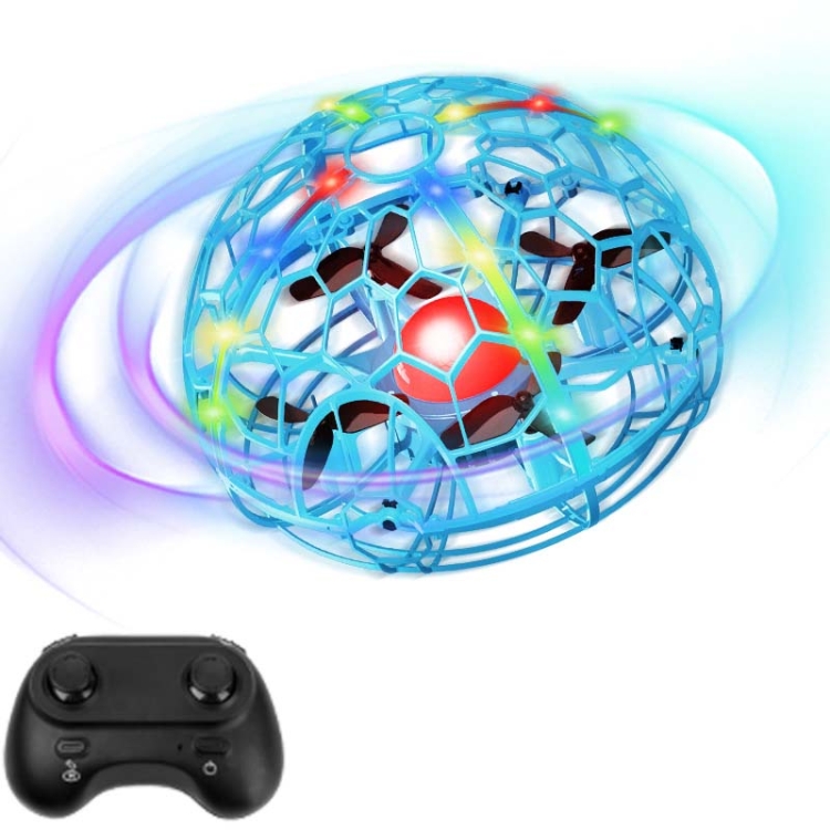 Colorful Light Induction Flying Ball Remote Control Four-Axis Drone ...