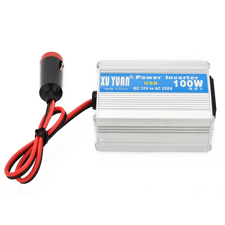 Fonte de alimentação do carro do inversor do carro XUYUAN 100W com USB ...