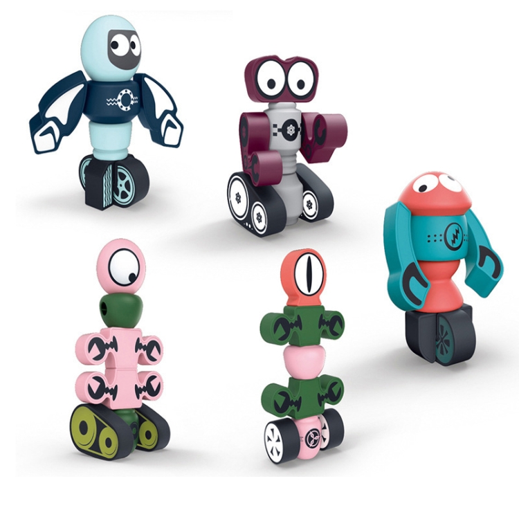 Magnet Magnetic Robot Children Early Education Building Blocks ...