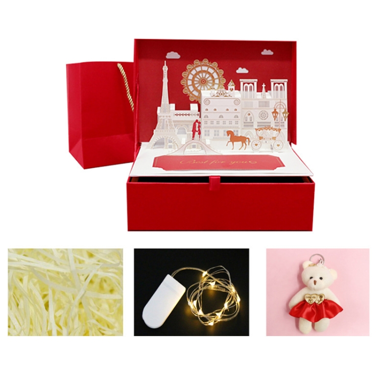 Love Story Three-Dimensional Gift Box Creative Gift Packaging Box ...
