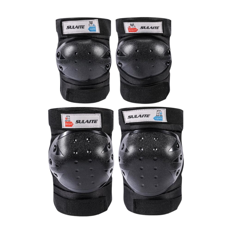 SULAITE 4 In 1 Outdoor Sports Knee Pads + Elbow Pads Set Off-Road ...