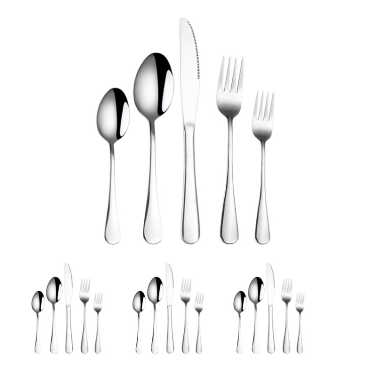 20 in 1 Stainless Steel Cutlery Steak Cutlery Set, Specification: True ...