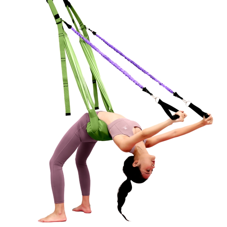 Home Yoga Stretch Band Backbend Handstand Training Rope With Cushion ...