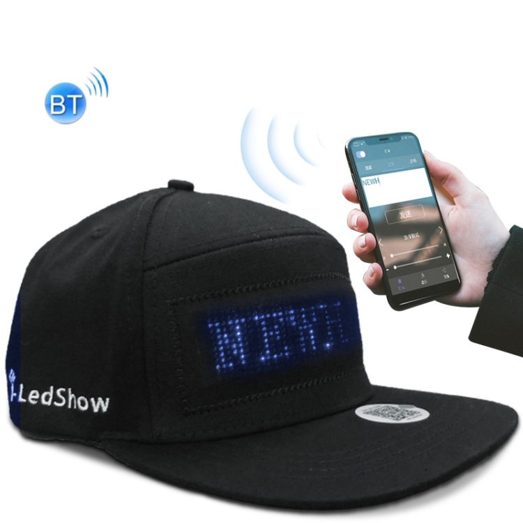 Bluetooth LED Advertising Cap Supports Scrolling Characters/Mobile ...