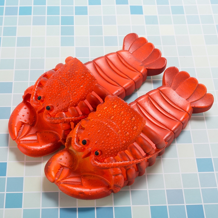 Crayfish Beach Parent-Child Slippers Chinelos Desenhos Animados ...