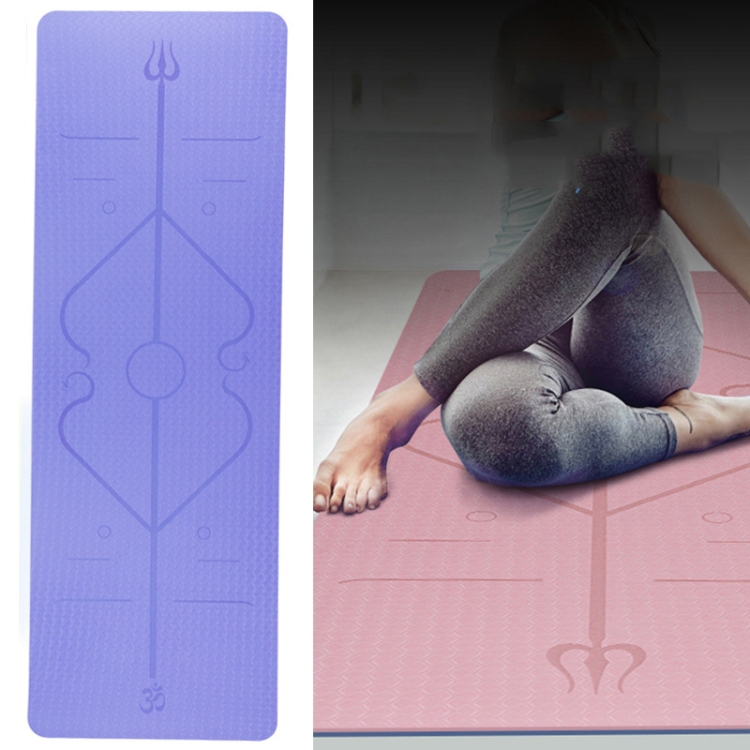 BSJ002 TPE TPE Mat de la estera de yoga de dos colores con la estera de ...
