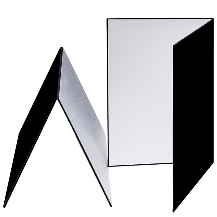 3-in-1 Reflective Board A3 Cardboard Folding Light Diffuser Board ...