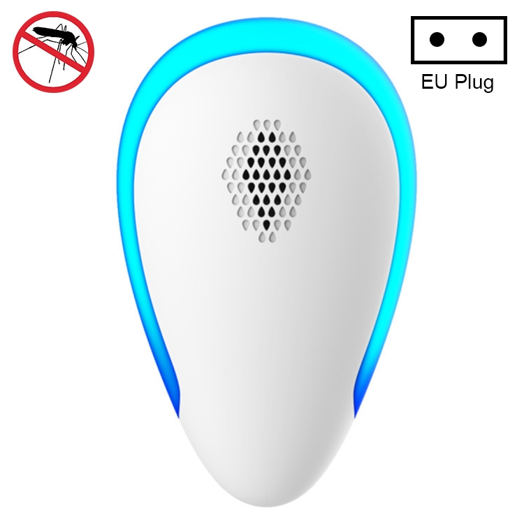임신 한 여성 및 어린이를위한 이중 주파수 초음파 모기 방충제 가정용 곤충 방충제 제품 사양 Eu 플러그 흰색
