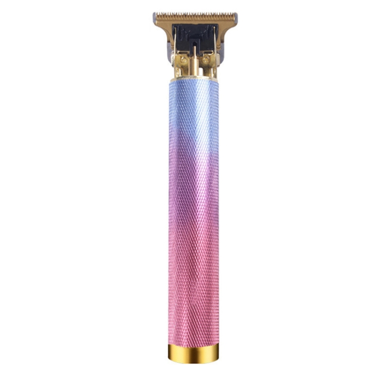 Hollow T-Shaped Steel Head Hair Trimmer USB Charging Carving Electric ...