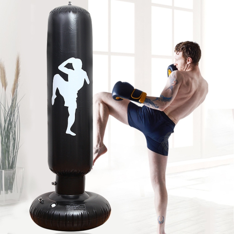 Inflatable Boxing Punching Bag Vertical Children Adult Vent Fitness ...