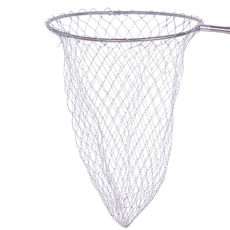 Foldable Stainless Steel Dip Net Head Fishing Net, Specification: Solid ...