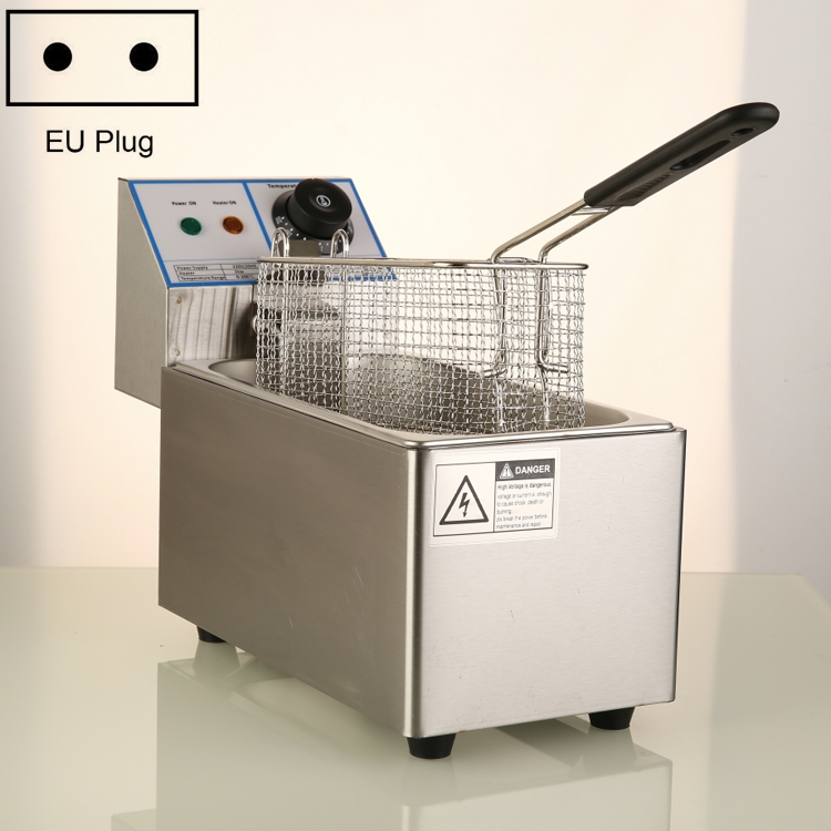 4L Electrician Fryer Home Desktop Single Cylinder Small Electric Fryer ...