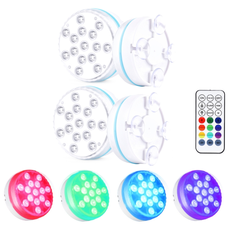 15 LEDs RF การควบคุมระยะไกลดำน้ำแสงแม่เหล็กโคมไฟสระว่ายน้ำกันน้ำ, สเปค ...