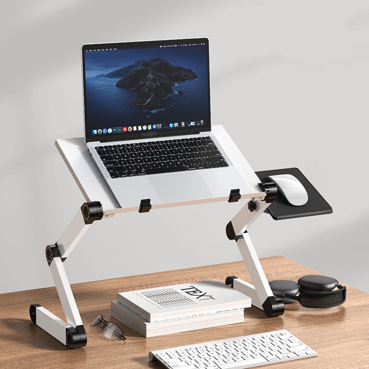 Oatsbasf Folding Computer Desk Laptop Stand Foldable Lifting ...