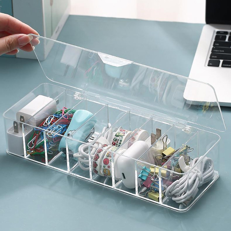 Dust Storage Line Box Hub Finishing Box Desktop Data Cable Storage Box ...
