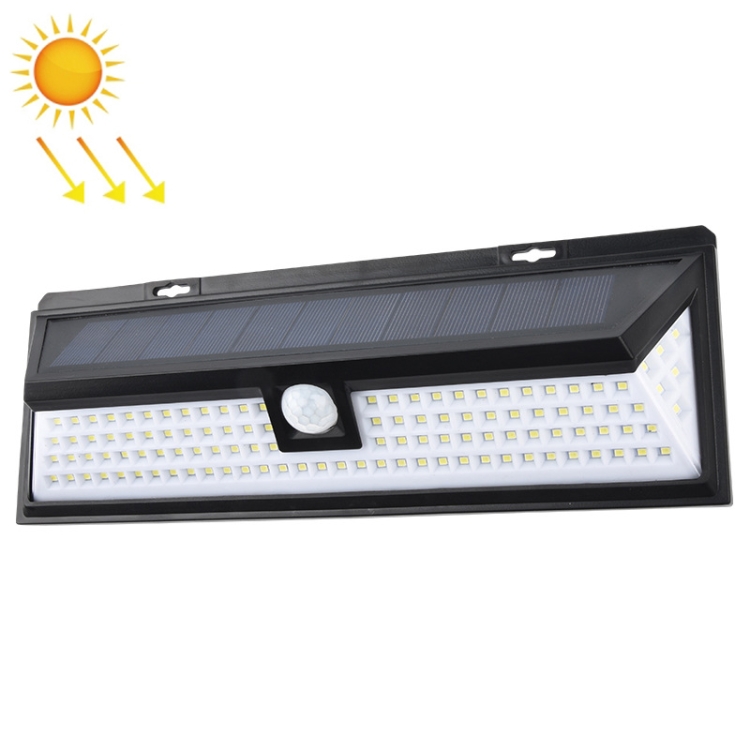 TG-TY00401 118 LED Solar 3-Sides Floodlit Motion Sensing Wall Light ...