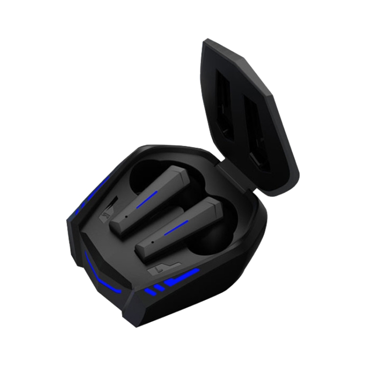 F1 Tws Low Latency Bluetooth 5.0 หูฟังเล่นเกมไร้สาย (สีดำ)