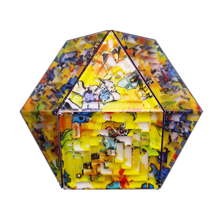 3D Labyrinth Cube ของเล่นเพื่อการศึกษา, สไตล์: Fourteen ใบหน้า - ศิลปะ