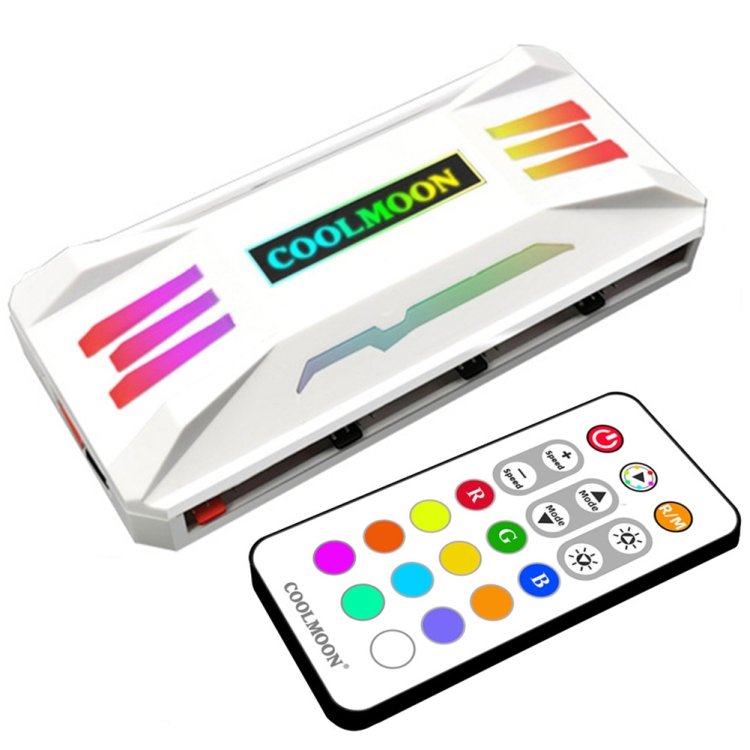 Other Cables & Adaptors - COOLMOON CM-MPAC PWM 5V ARGB Cooling Fan ...