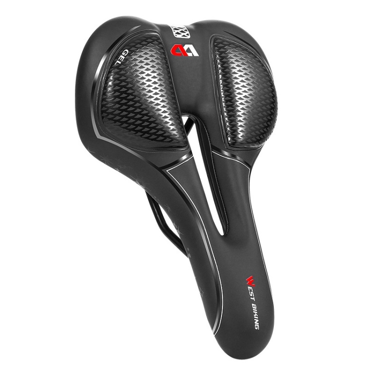 WEST BIKING Bicycle Riding Comfortable Silicone Saddle Style Fish Scale