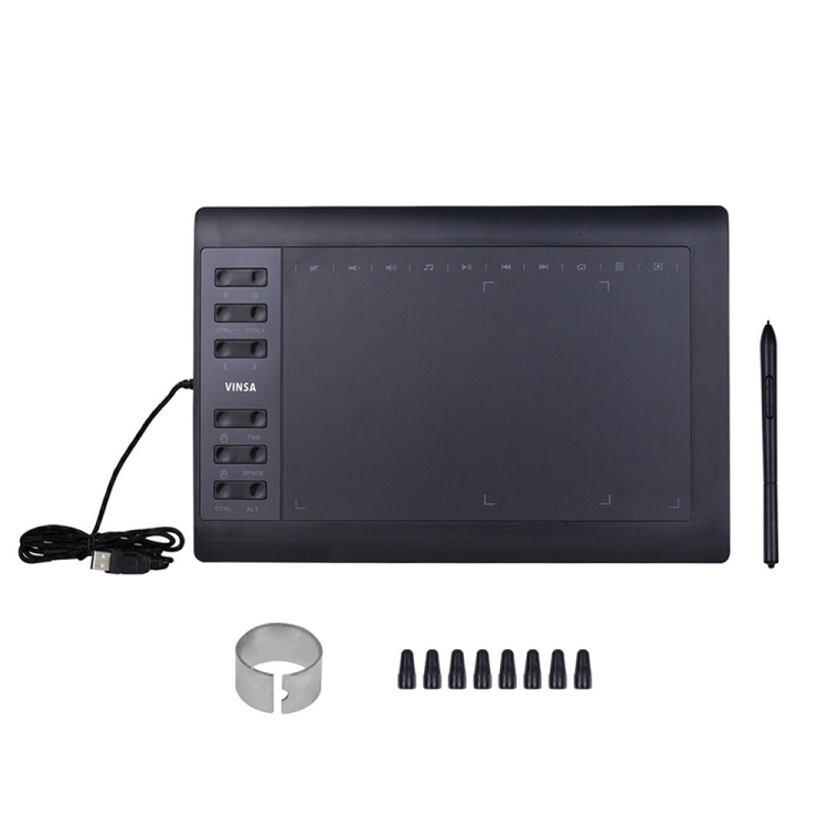 Vinsa Vin1060plus ภาพวาดมือบอร์ดดิจิตอล, สไตล์: แพคเกจ 1