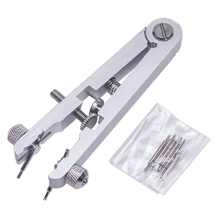 Watch Strap Pins Removal Pliers V-shape Watch Remover(Silver)