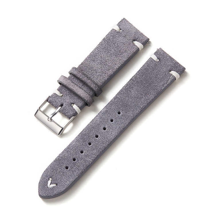 Color-Block Stitching Micro-Leather Switch Quick Release Watch Band ...