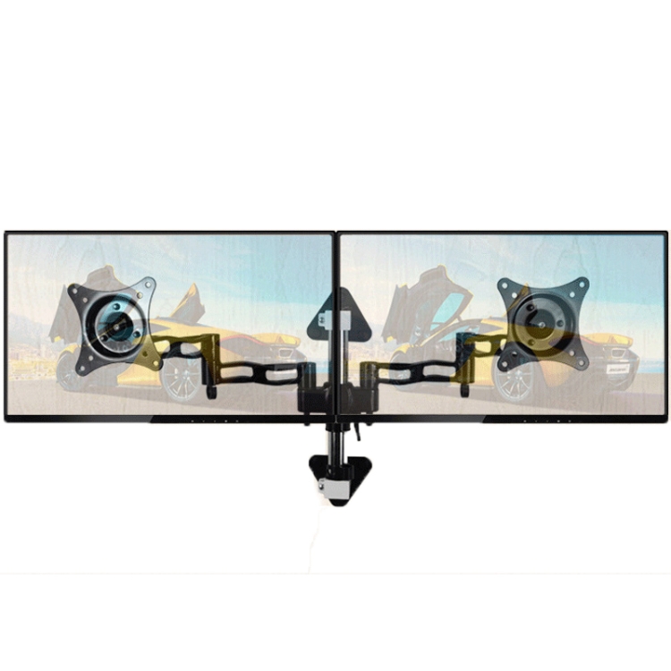 Gibbon Mounts D08W-300 Monitor Bracket Dual Screen Wall Bracket ...