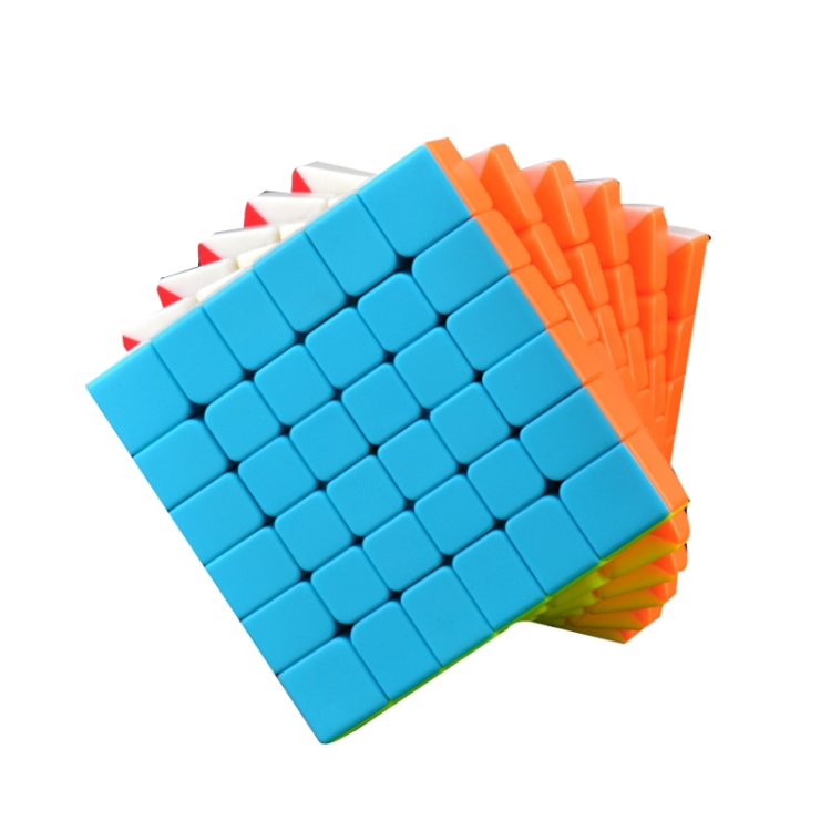 Qiyi Six Level Intelligence Puzzle Smooth Advanced Magic Cube (สีสัน)