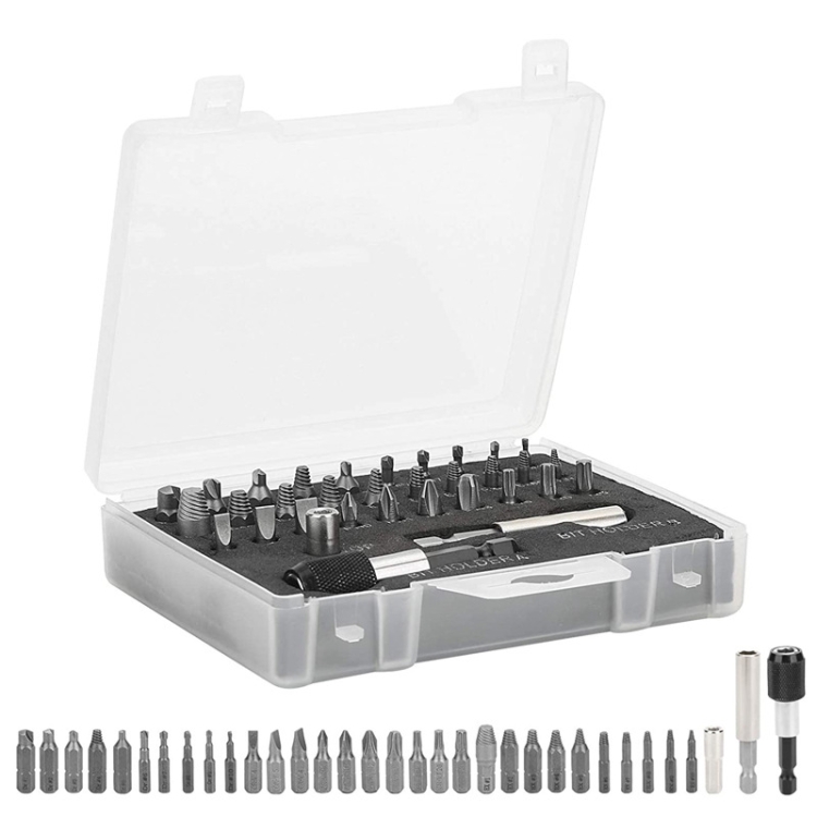 33 PCS / Set Broken Wire Extractor Set High-Speed Steel Damage Screw ...