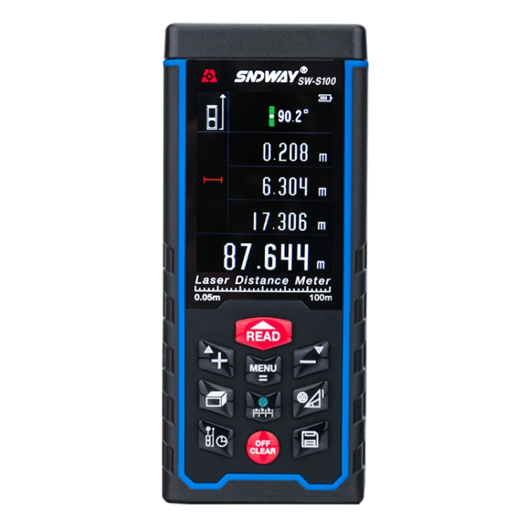 SNDWAY SW-S100 Laser Rangefinder Handheld Infrared Electronic Ruler ...