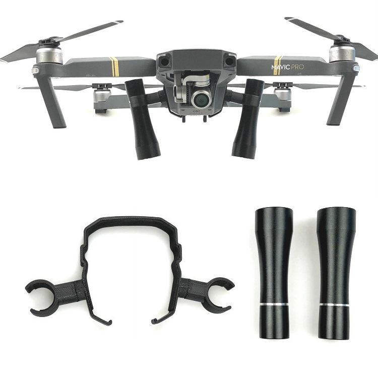 UAV LED เติมแสงไฟหน้าไฟส่องสว่างไฟส่องสว่างสำหรับ DJI Mavic Pro (ดังแสดง)