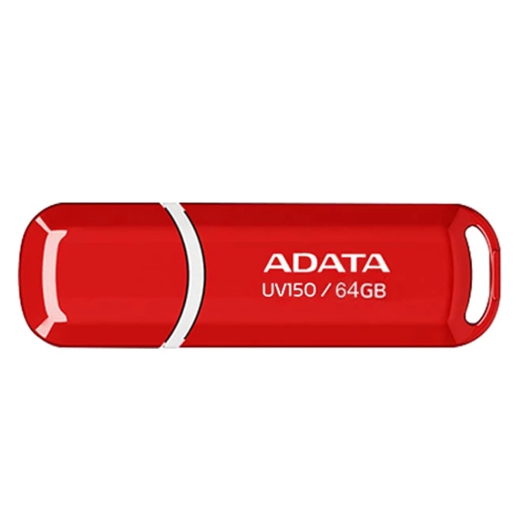 ADATA UV150 ความเร็วสูง USB3.1 แฟลชไดรฟ์ USB ธุรกิจความจุ: 64GB (สีแดง)