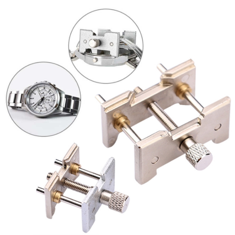 2 In 1 Watch Movement Holder Clip Base Metal Multi Function Vise Clamp ...
