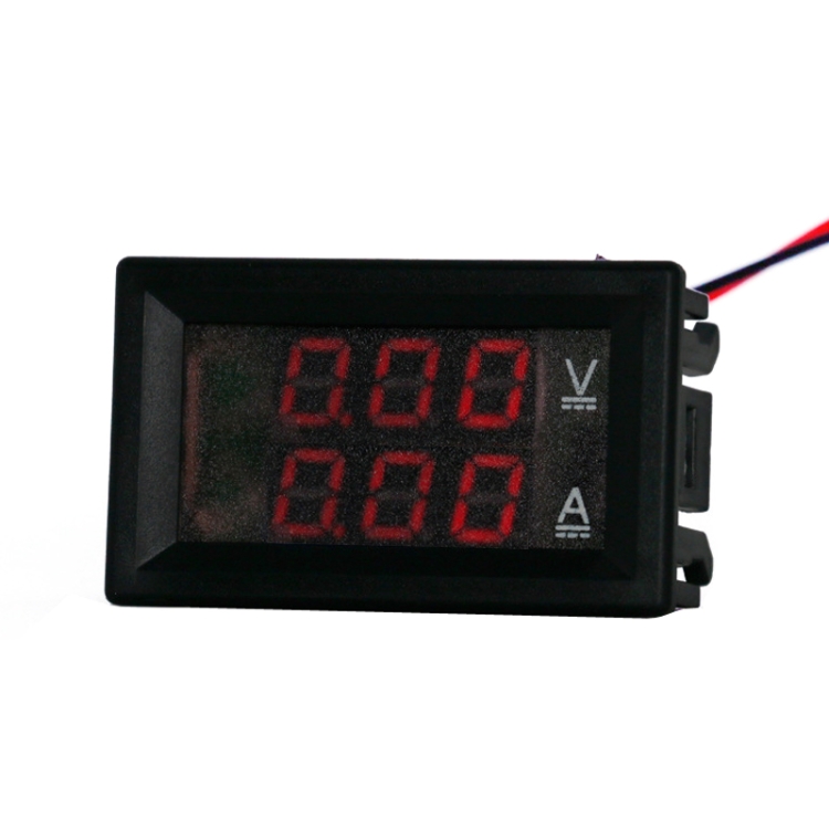Dual-Display Voltage Current Meter Digital DC Voltage Meter ...