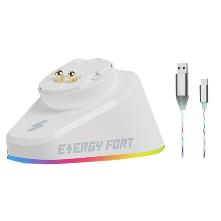 For Logitech G502 / GPW1 / 2 Wireless Mouse Charging Dock Stand White ...