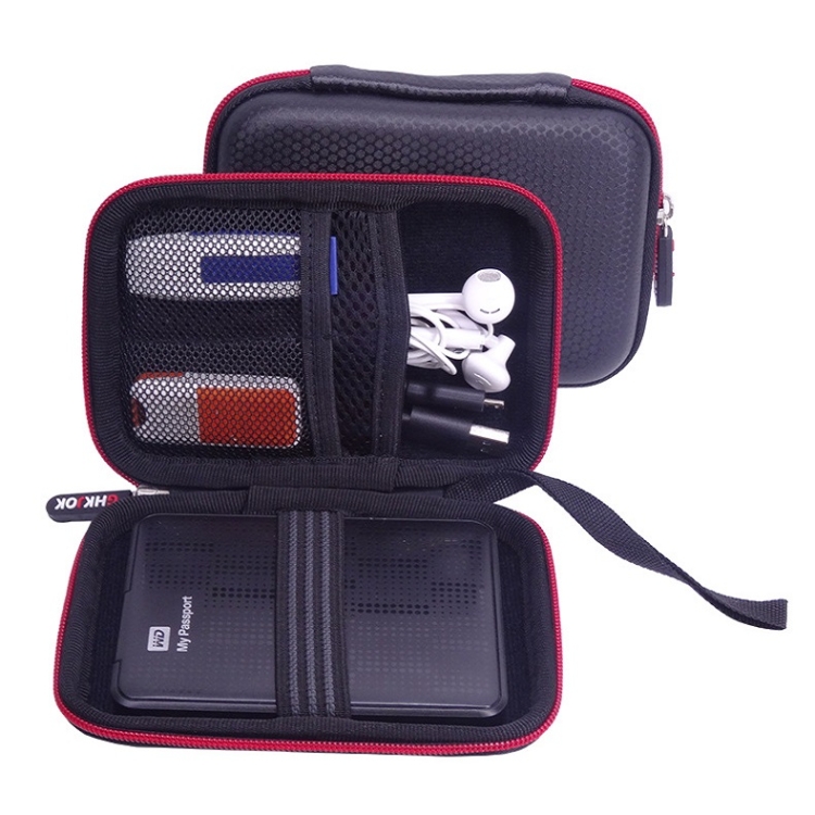 ถุงป้องกันการจัดเก็บดิสก์ EVA Mobile Hard Disk U (สีดำ)