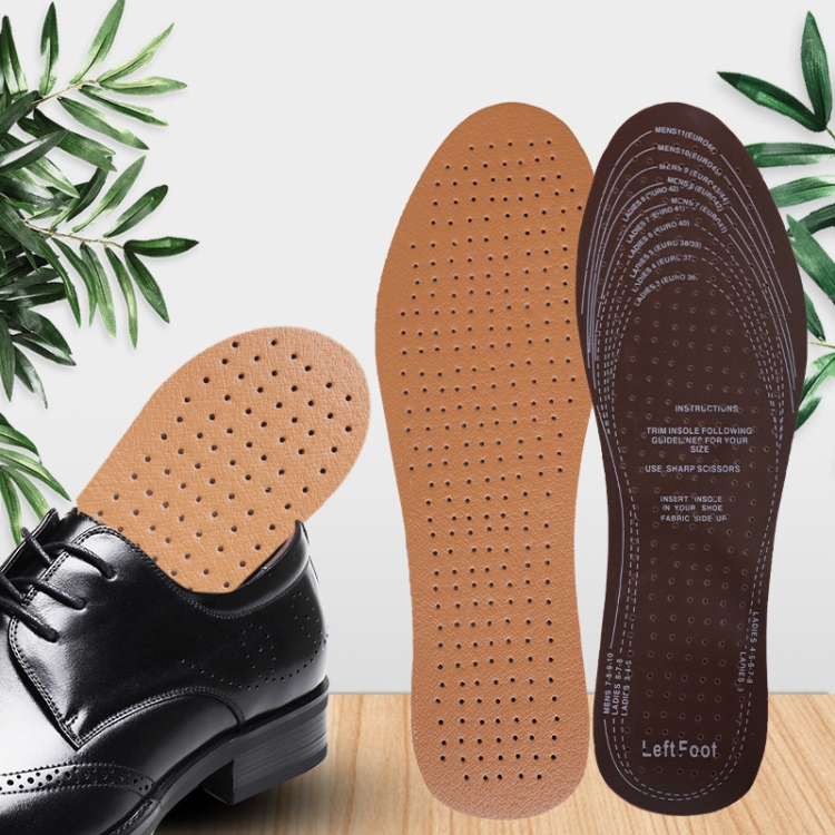 5 คู่ Unisex Perforated Latex Insole ดูดซับเหงื่อ Insole